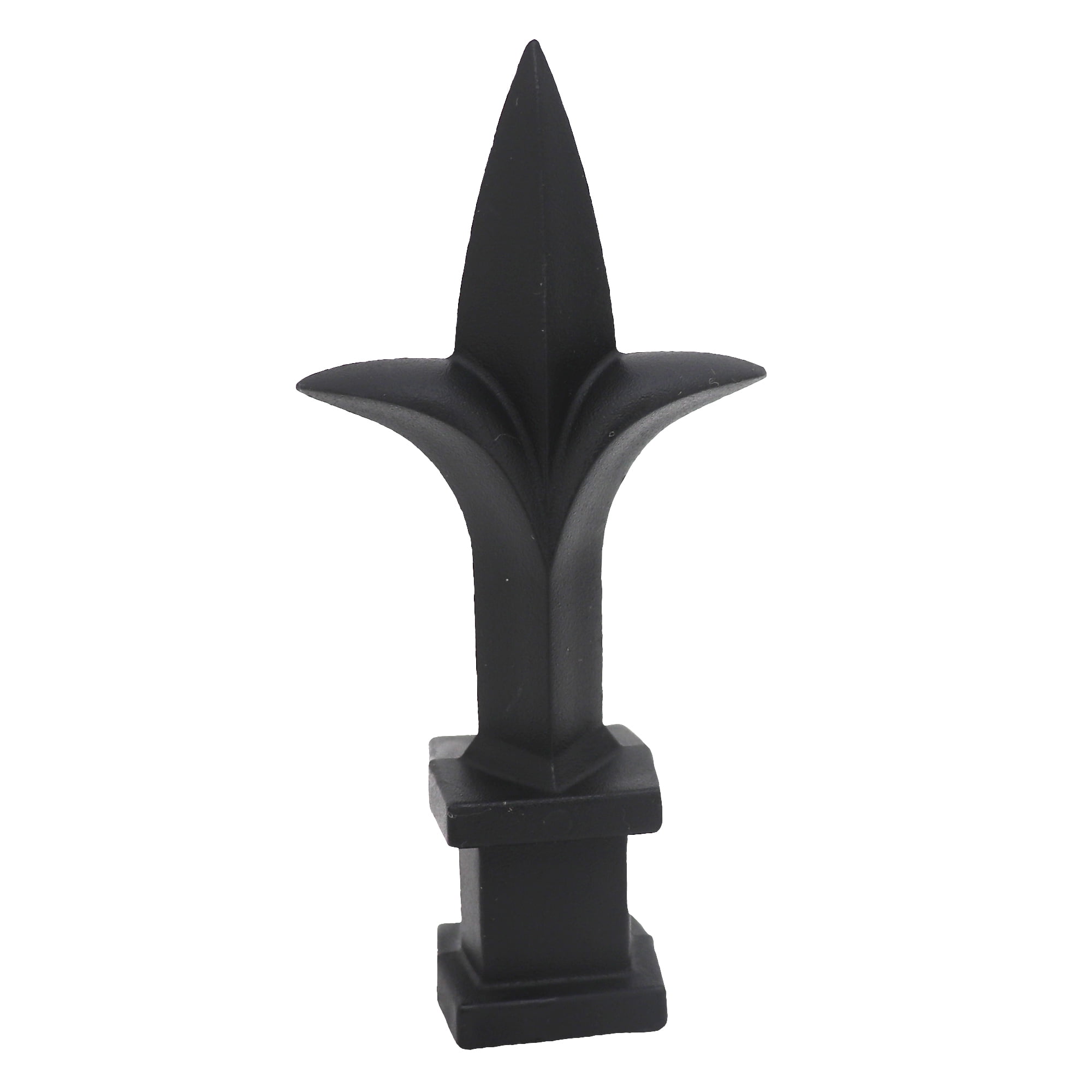 Fence Finials Trident Spear Black Decorative Fence Toppers - 1/2 ...