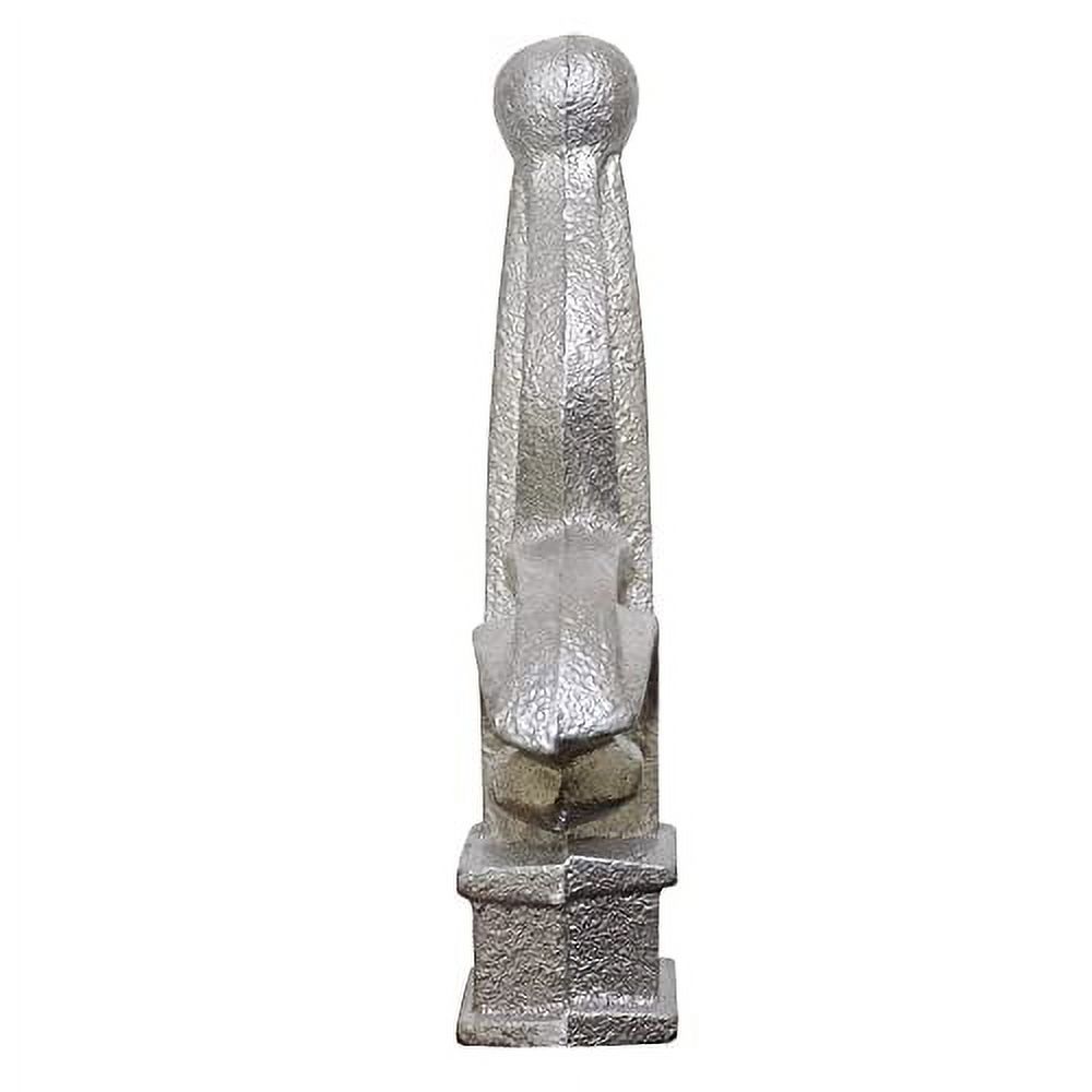 Fence Finials Unpainted Aluminum Fleur De Lis Finials 3/4" - 10ct ...