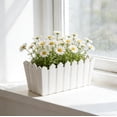Fence Flower Pots Plastic Plant Pot Window Box Floral Design Container ...