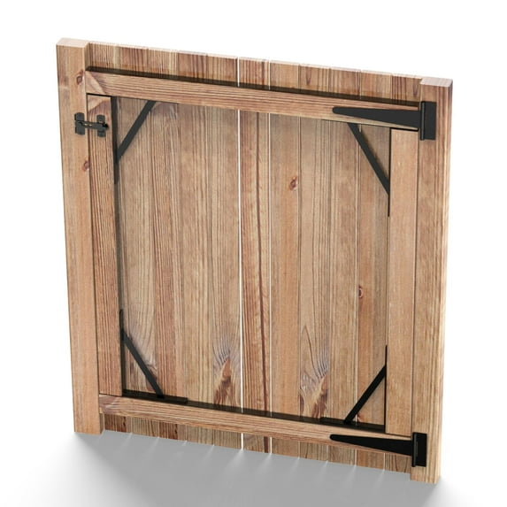 Fence Gate Frame Kit with 10 inch Heavy Hinges, Gate Corner Brace Bracket Heavy Kit, Fence Gate ...