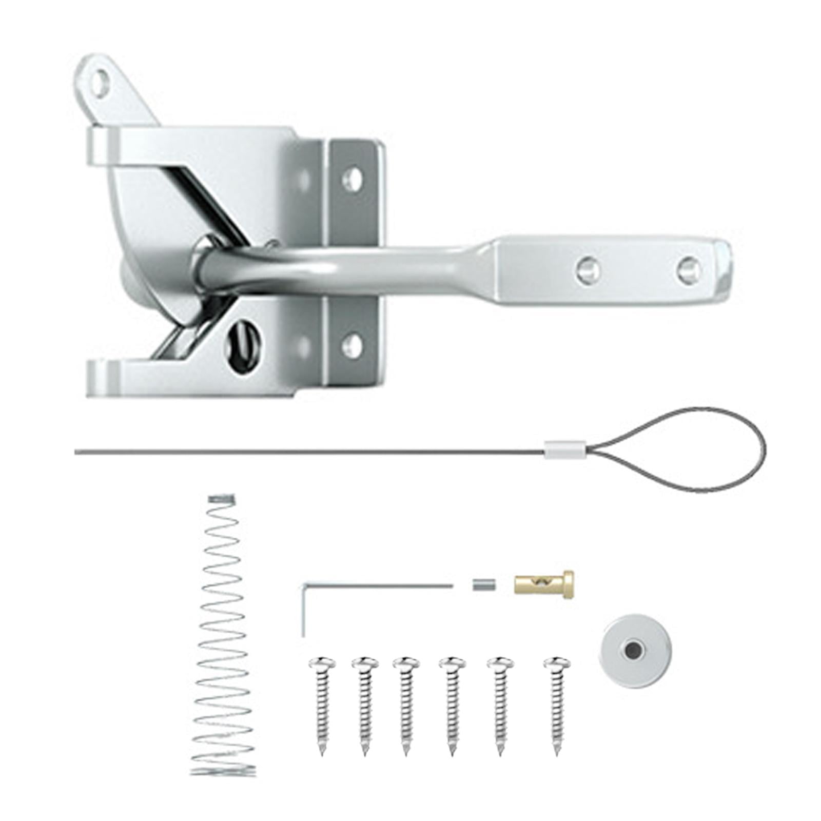 Fence Gate Self Locking Hardware for Yard Backyard Garden , , 43x144mm ...
