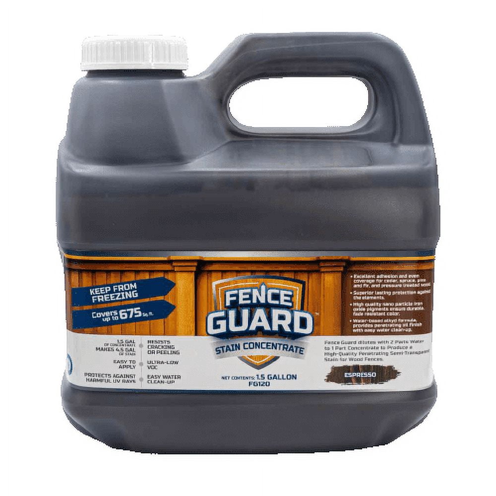 Fence Guard Stain Concentrate Espresso 1.5 Gallon Pail makes 4.5 ...