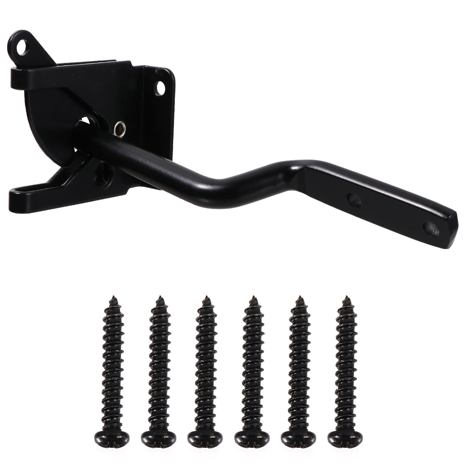 Fence Iron Bolt Post Mount Automatic Gravity Lever Gate Latch with ...