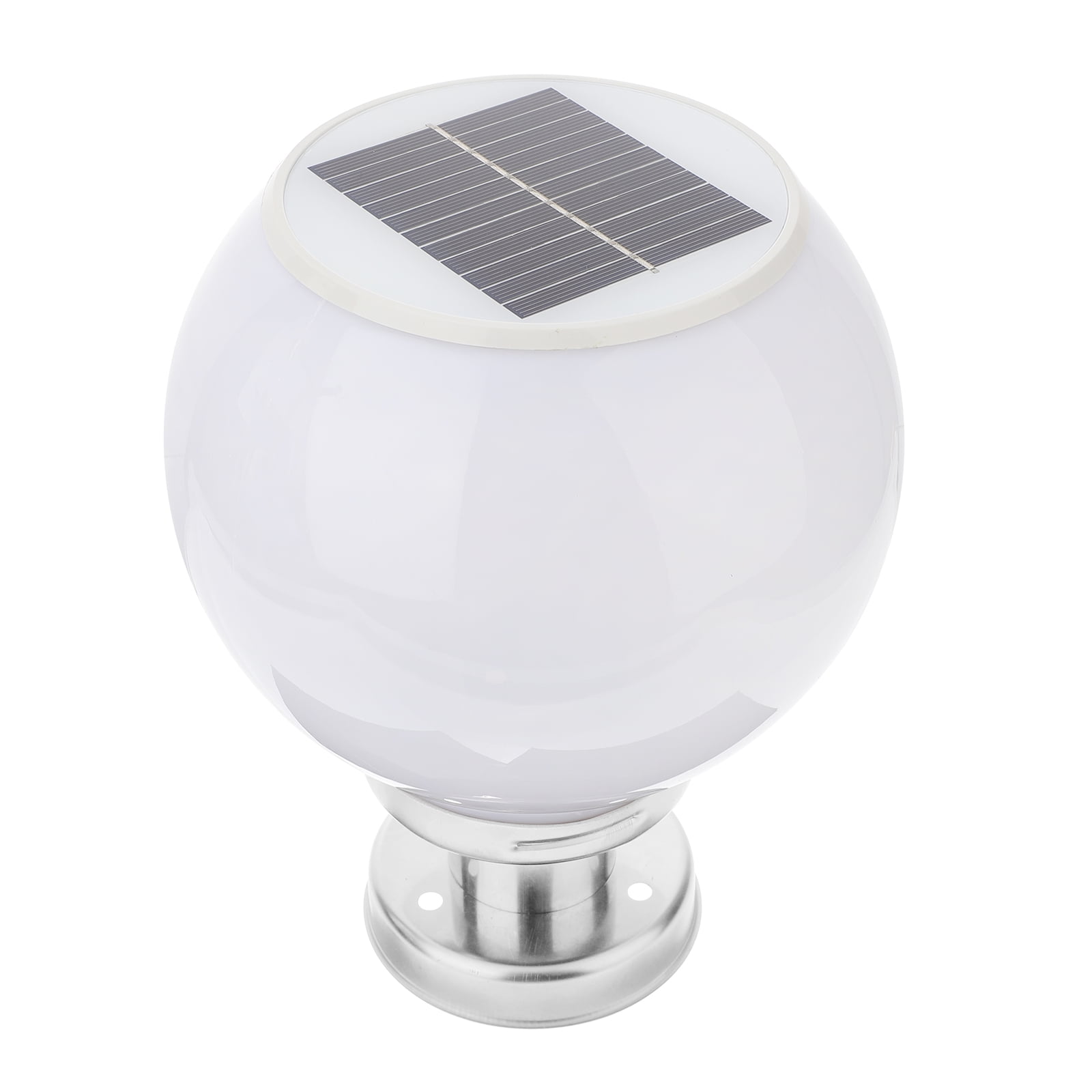Fence Lights Solar Powered Round Posts Deck Outdoor Column - Walmart.com