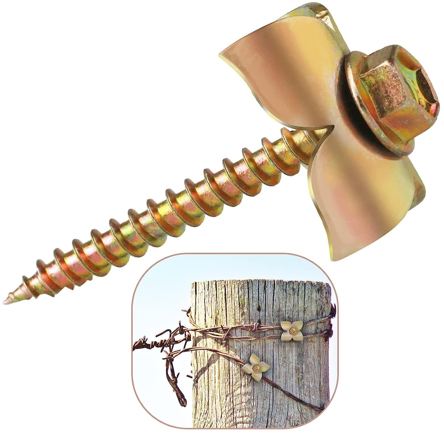 Fence Nails - Steel Wire Fencing Staple for Softwoods, Reuse Fence ...