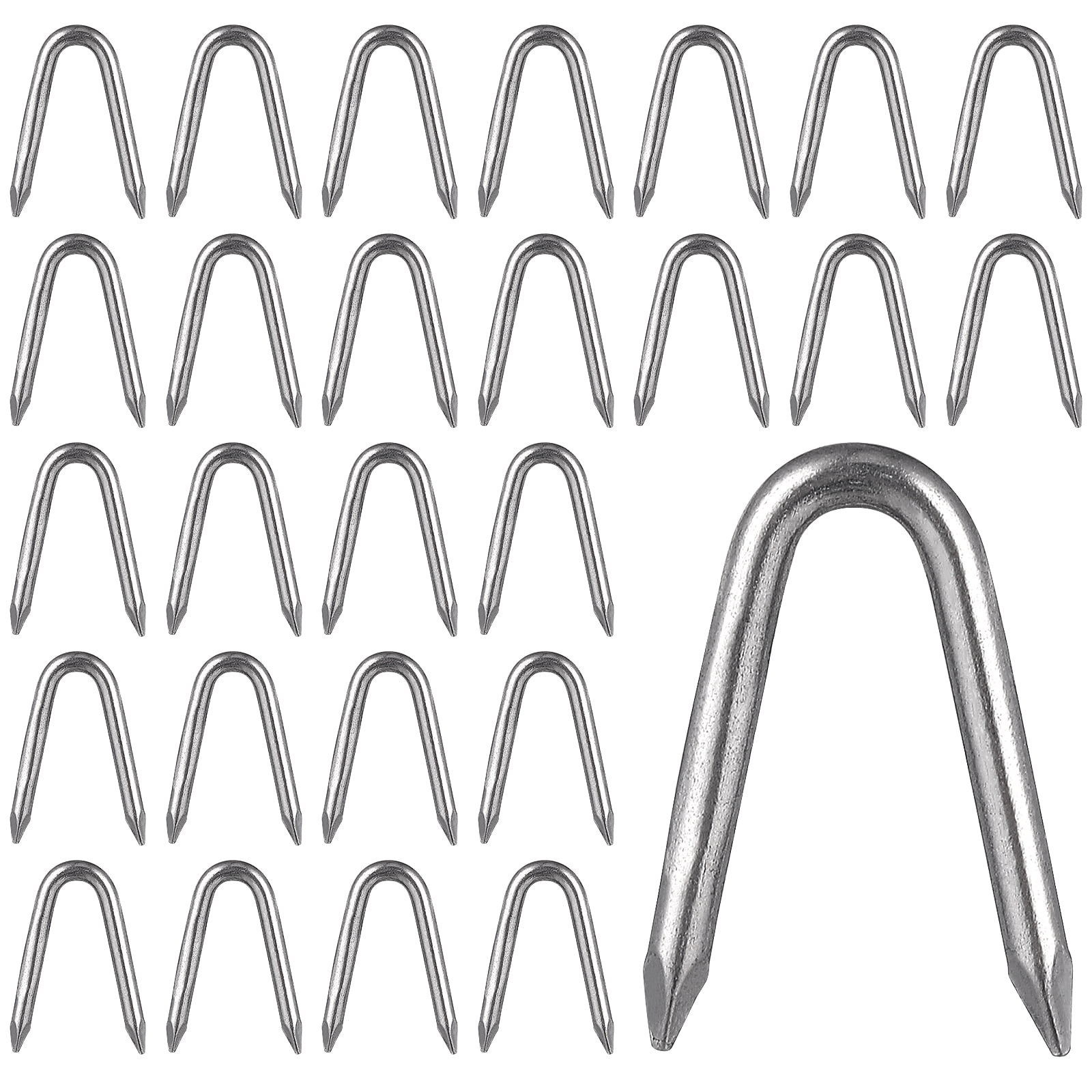 Fence Nails U Shaped for Cable Fencing Netting Iron Ranch Ranchlands ...