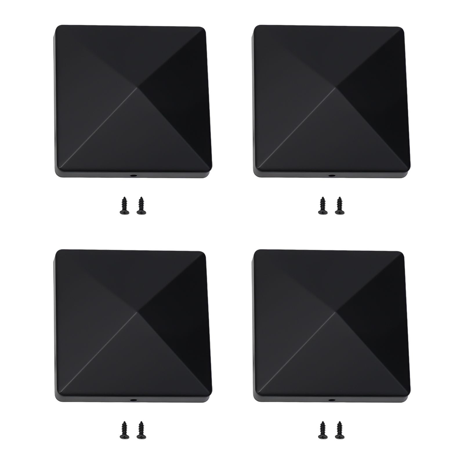 Fence Post Cap Plastic 4inch 102mm For Protect Outdoor Wooden Fence ...