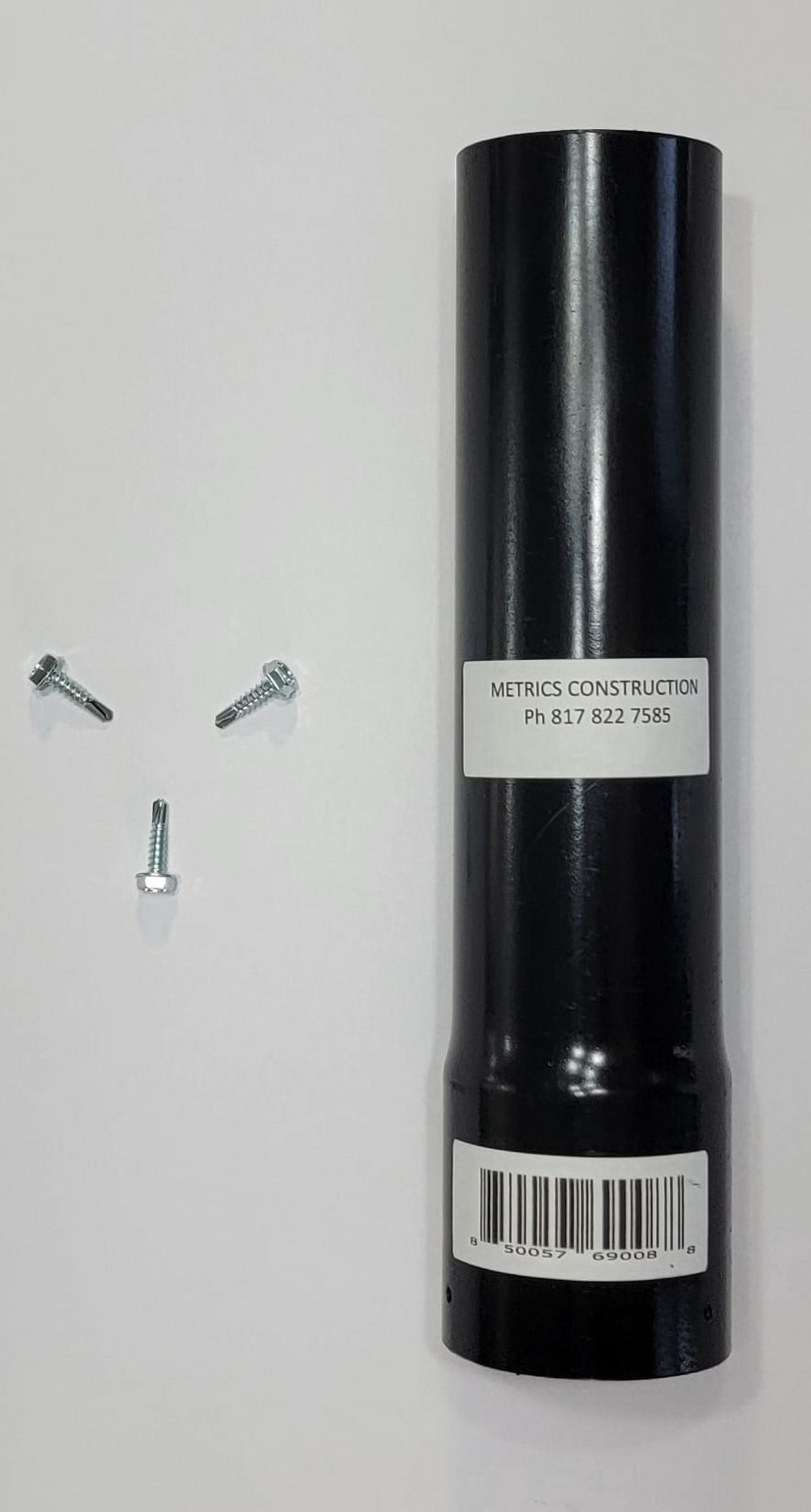 Metrics Construction Fence Post Extender 2-3/8 Inches, Length (Rise) 8 ...