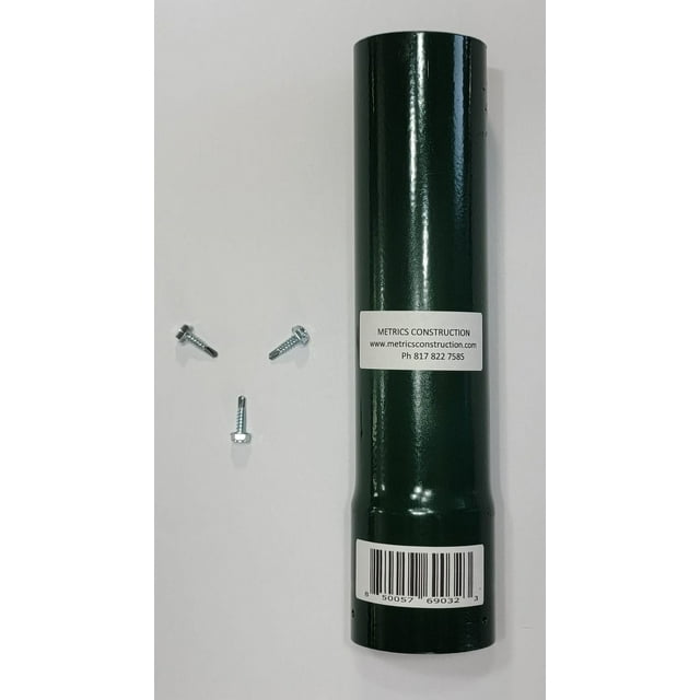 Fence Post Extender 1-5/8", 1-7/8", and 2-3/8" to increase the height ...