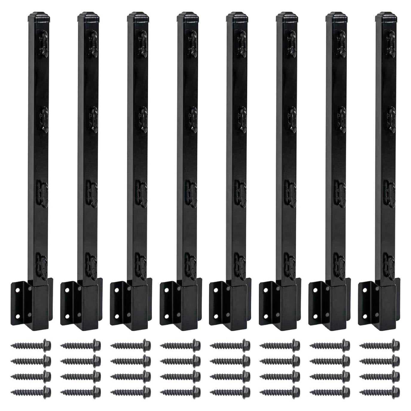 Fence Post Extender 8 Pack, 23.5" Fence Barbed Wire Extend Arm for ...