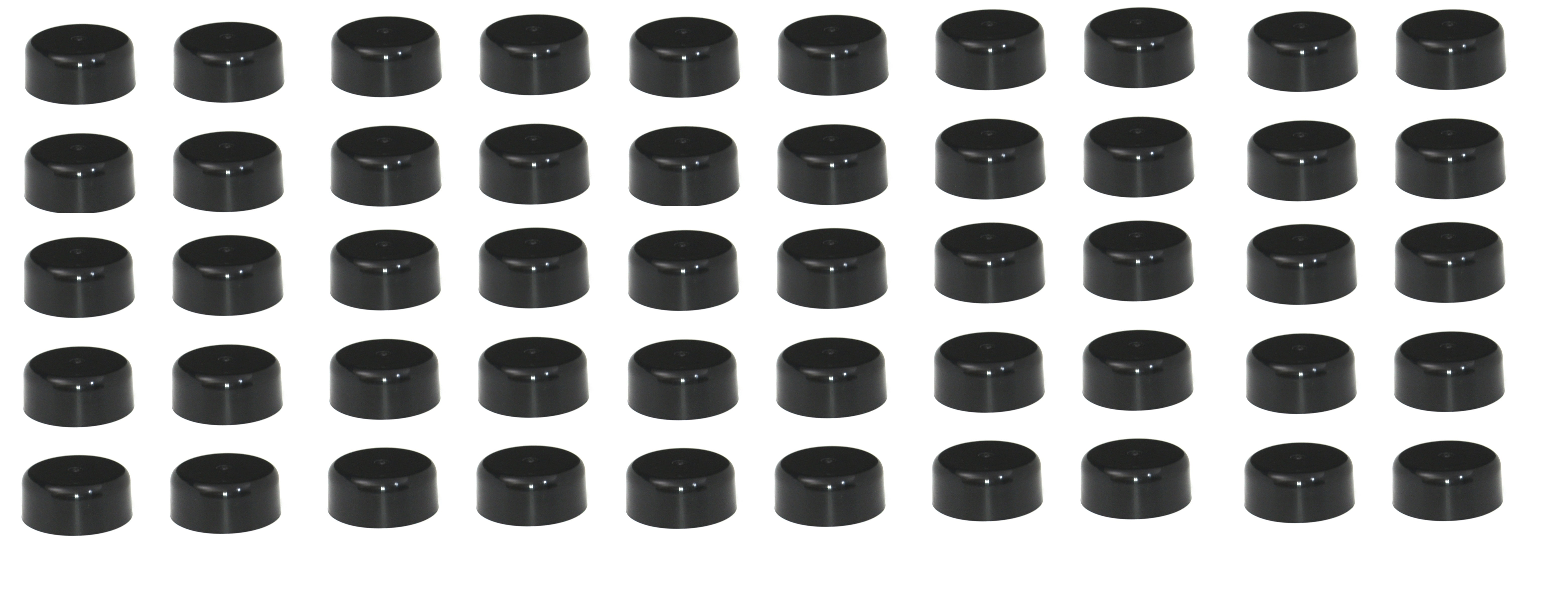 Fence Post Plastic Caps Black or White Round Plastic Caps fit 3.5 (3 1/ ...