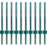 Mutual Industries Inc. 4' Green Steel T-Post (4 Units) - Walmart.com