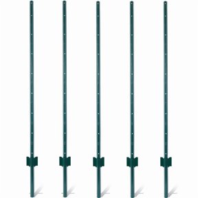 KFFKFF 8 Pack 24 x 4 x 4 Inch Fence Post Anchor Ground Spikes Fence ...