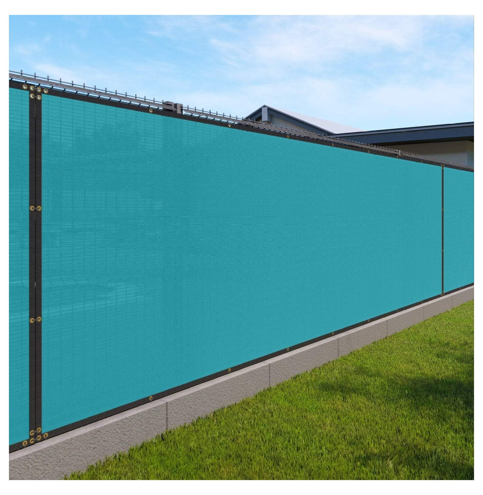 Fence Privacy Screen 12' x 129' Heavy Duty Windscreen Fencing Mesh ...
