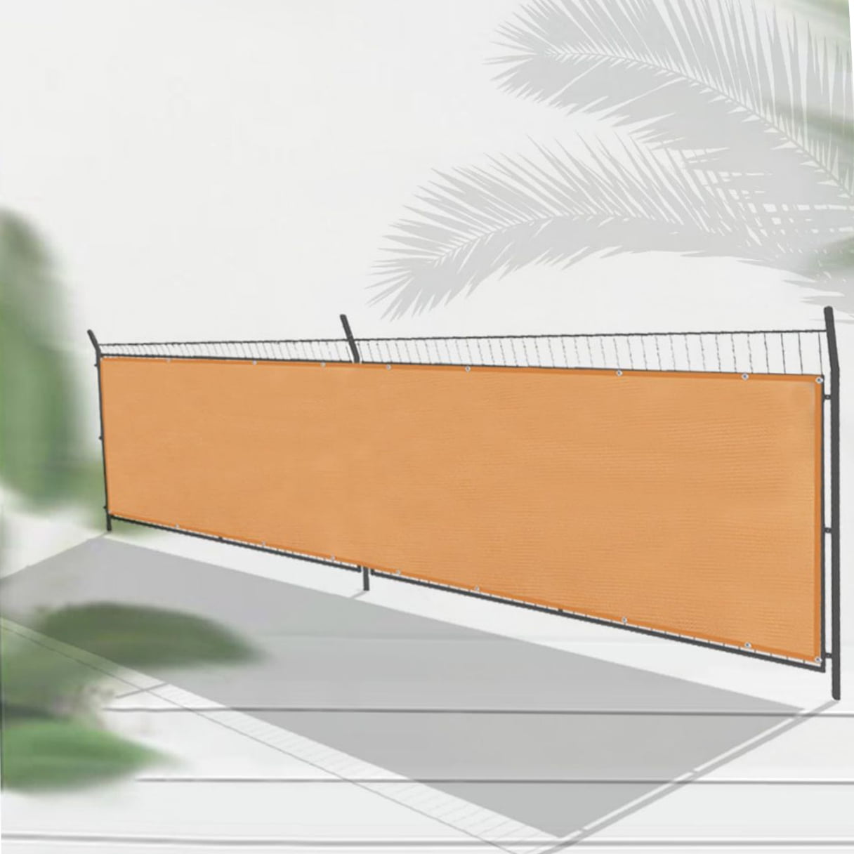 Fence Privacy Screen 4FT x 25FT Wind Screen Mesh Fence Cover Fabric ...