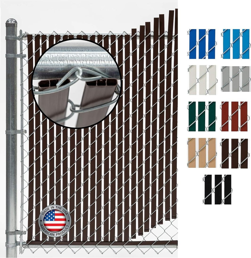 Fence Source Double-Double Bottom Locking Privacy Fence Slat (9 Colors ...
