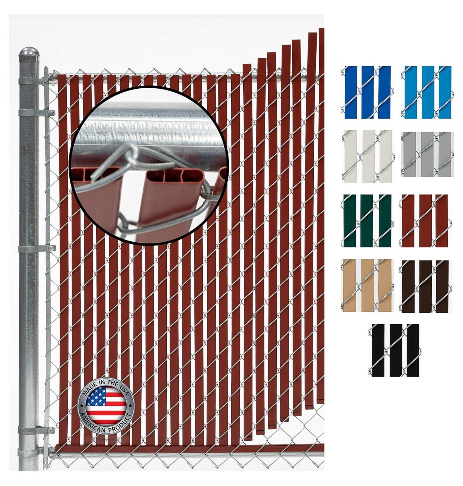 Fence Source Double-Double Bottom Locking Privacy Fence Slat (9 Colors ...