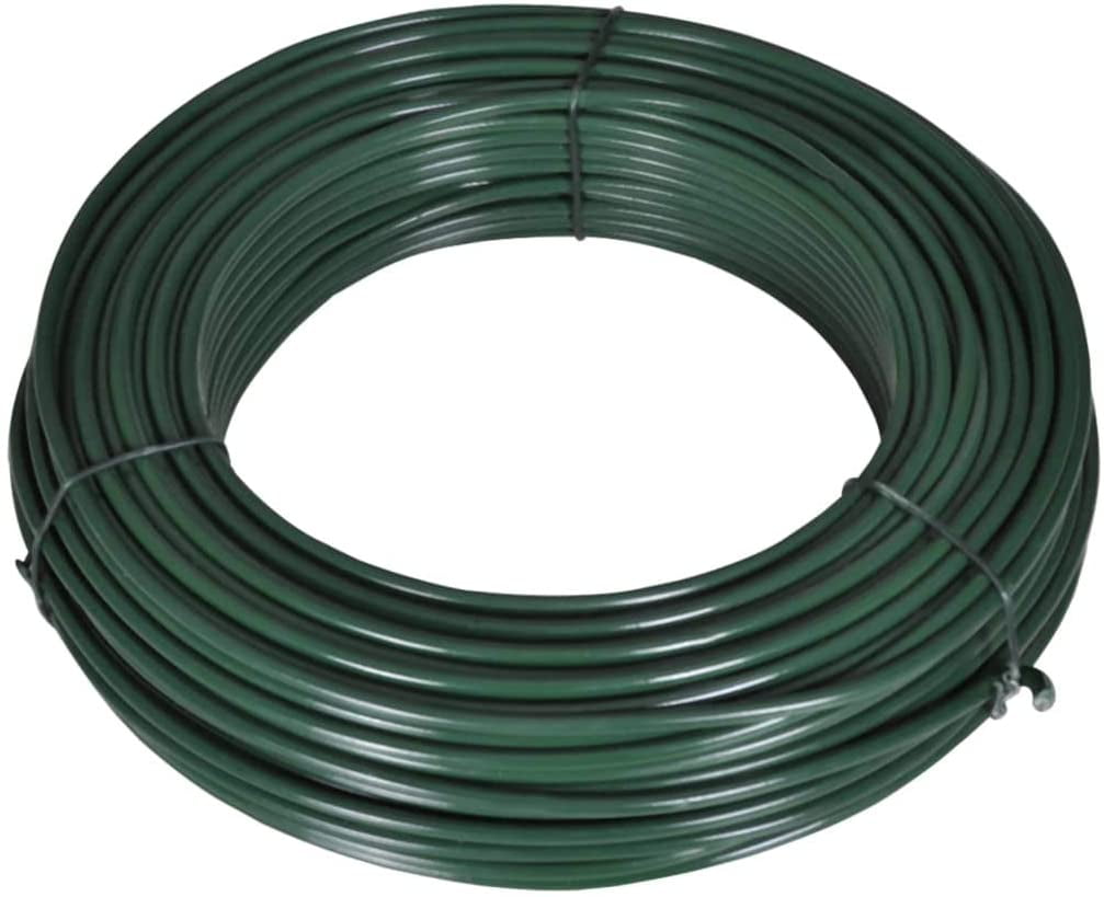 Fence Span Wire Galvanized Steel Outdoor Fence Green for Construction ...