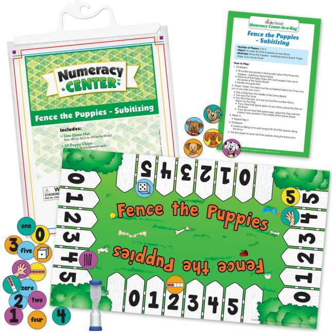Fence The Puppies - Subitizing Numeracy Center - 1 numeracy center ...