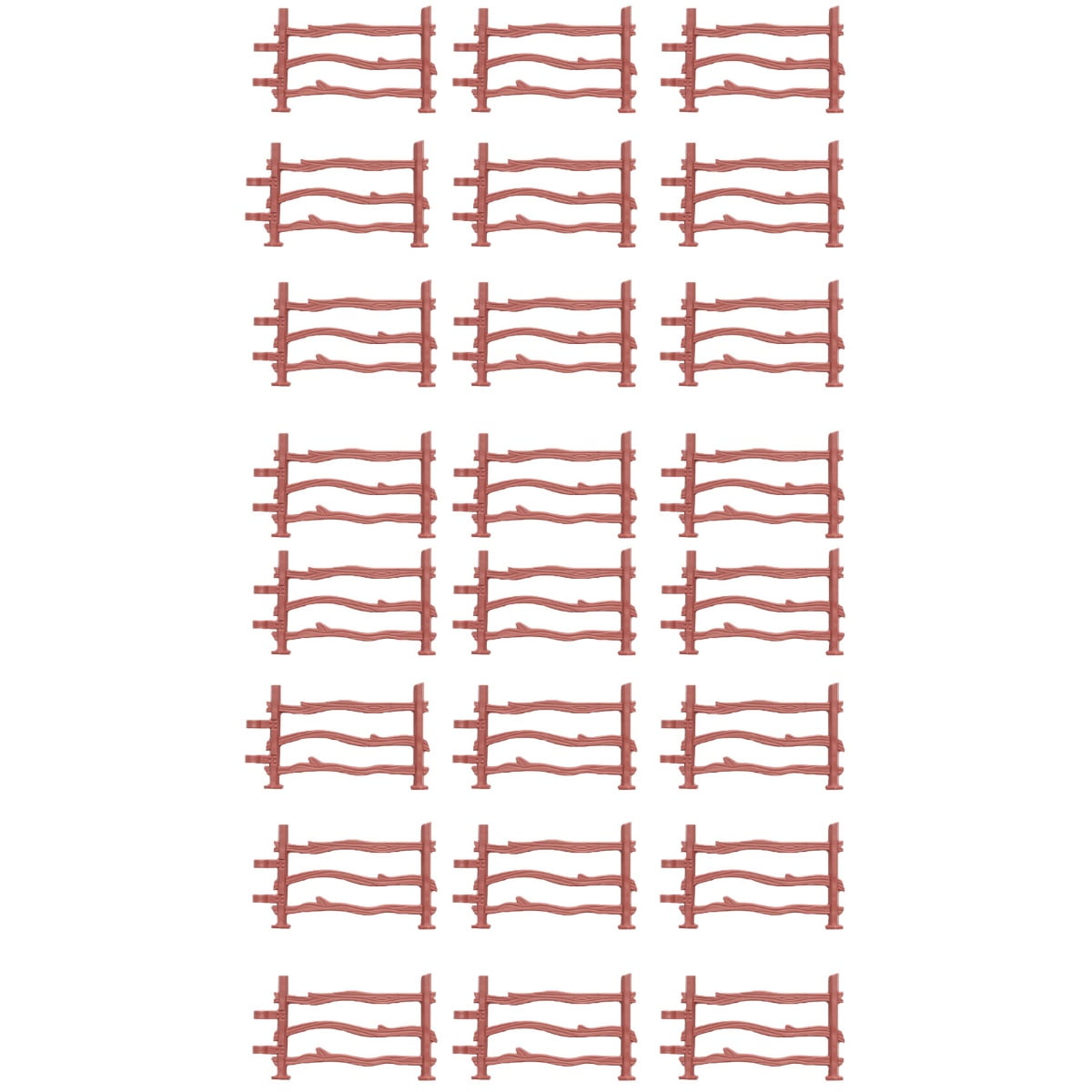Fence Toy Fences for Animals 120 PCS Artificial Large Wooden Childrens ...