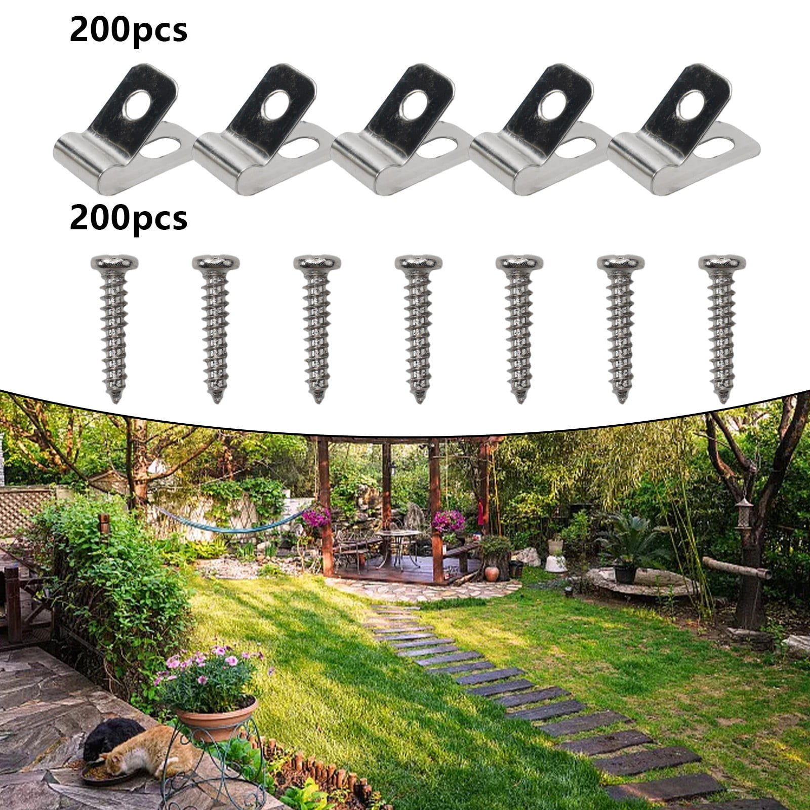 Fence Wire Clamps Agricultural Fencing Mounting Clips, Stainless Steel ...