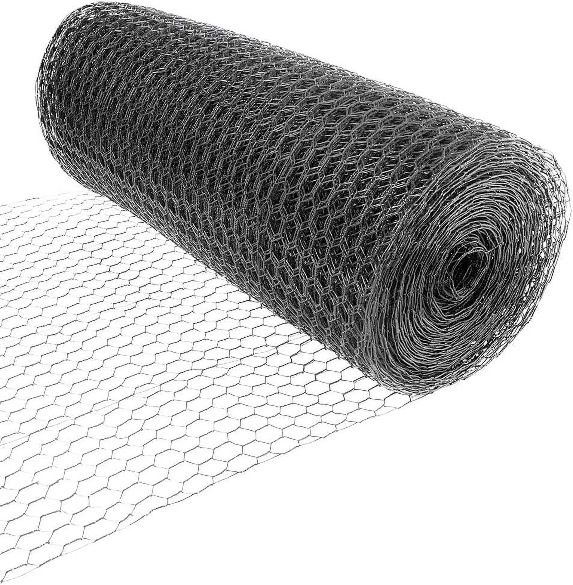 Fencer Wire 16 Gauge Vinyl Coated Hex/Poultry Netting Mesh 1.5" (3 ft ...