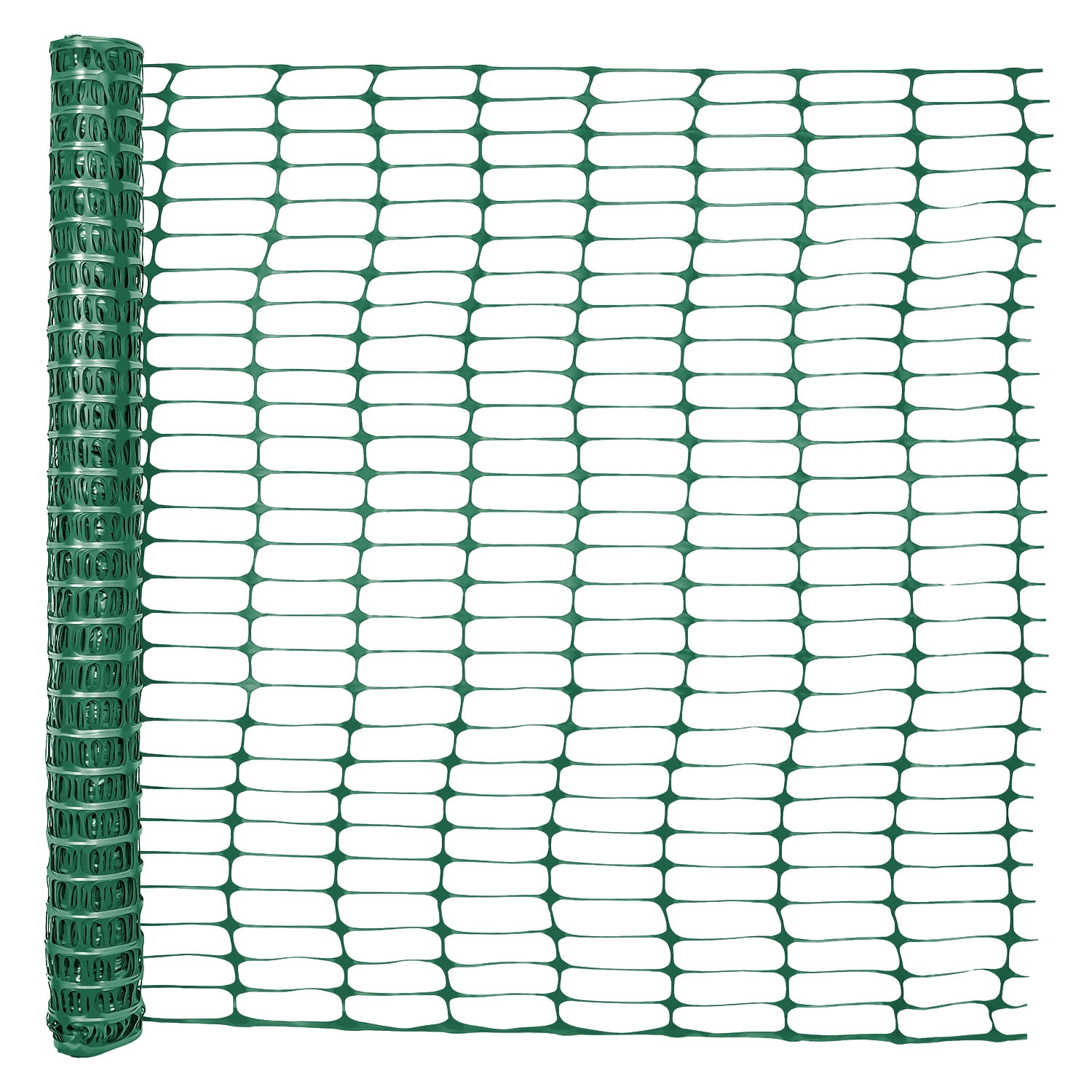 Fencer Wire 4 ft. Safety Fence, 100 ft. Green Plastic Fencing Roll for ...
