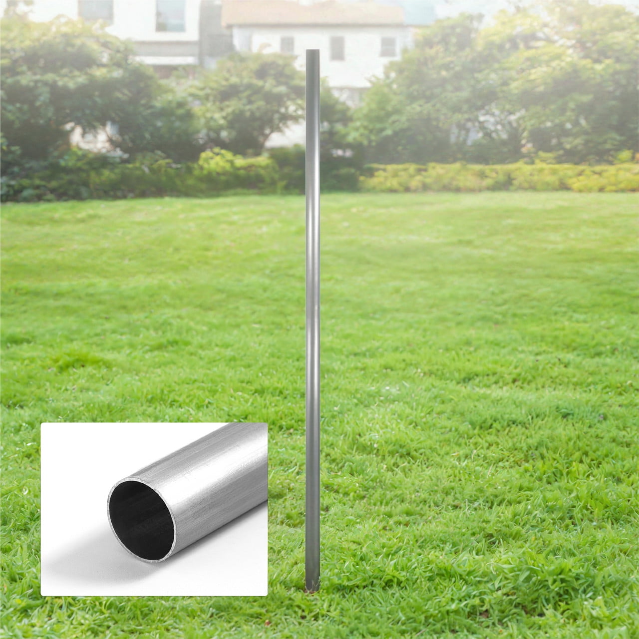 Fencer Wire 8 FT Galvanized Chain Link Fence Terminal Post, Terminal ...
