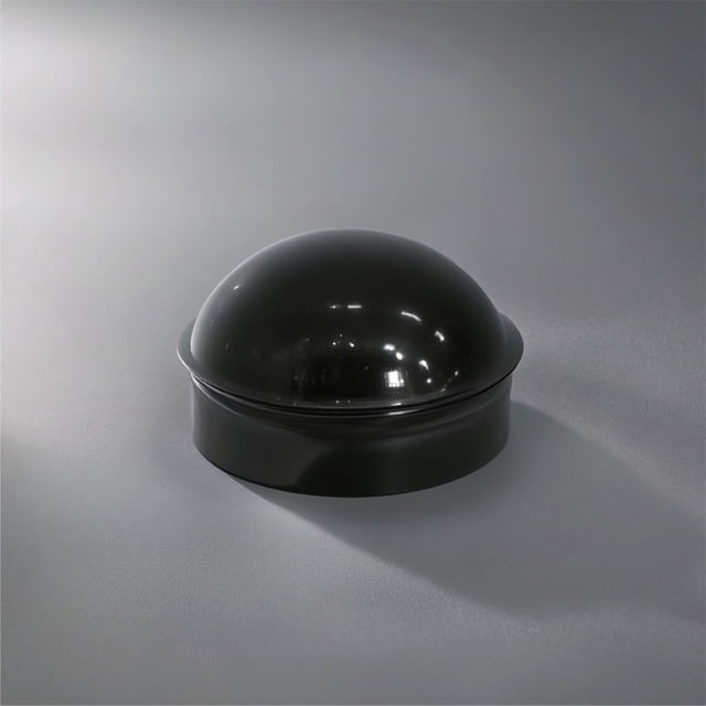 Fencer Wire Black 2-3/8" Round Dome External Post Cap, Terminal Post ...