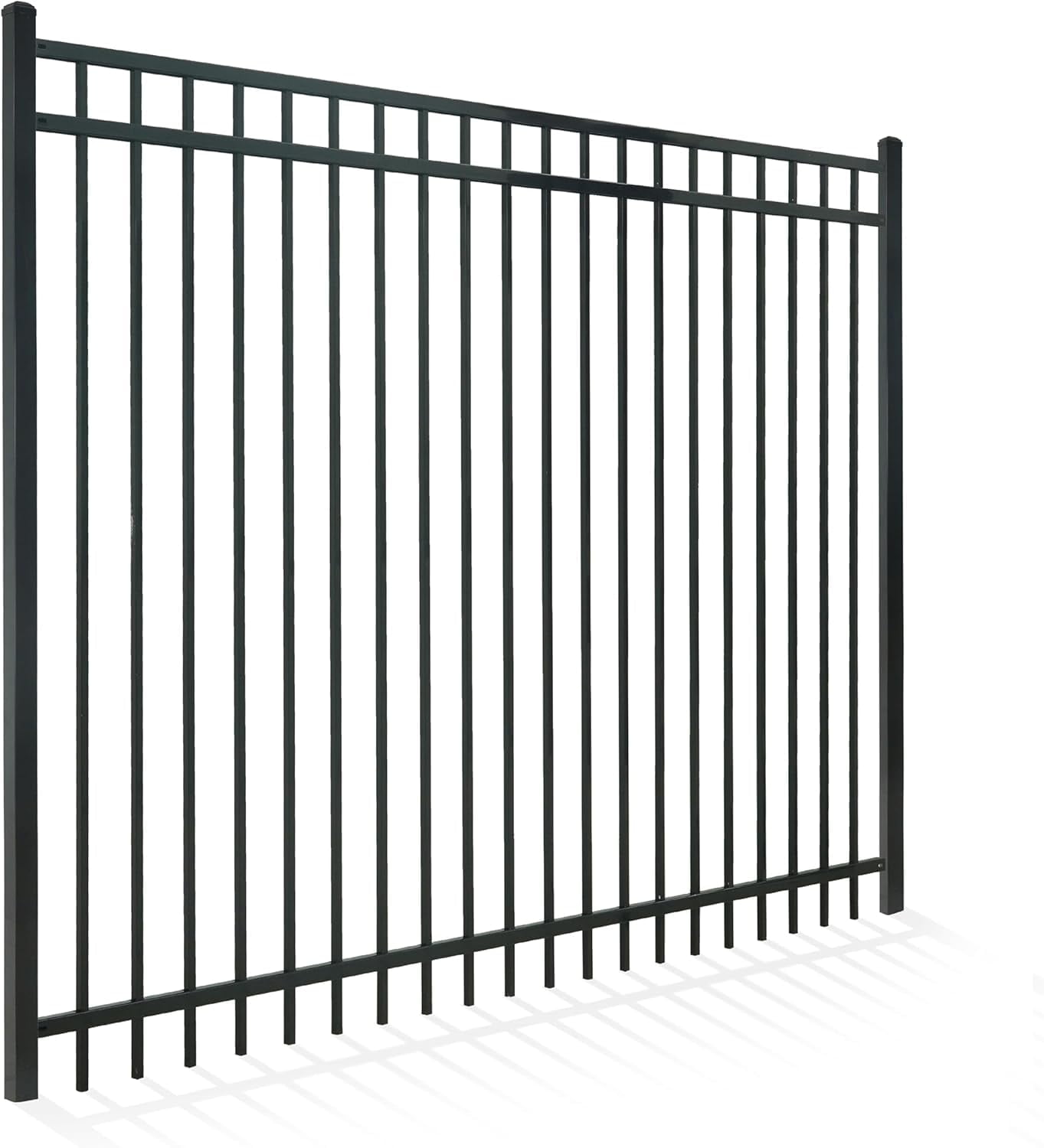 Fencer Wire Heavy Duty Flat Top Fence Barrier Panel, 6FT Height X 8FT ...