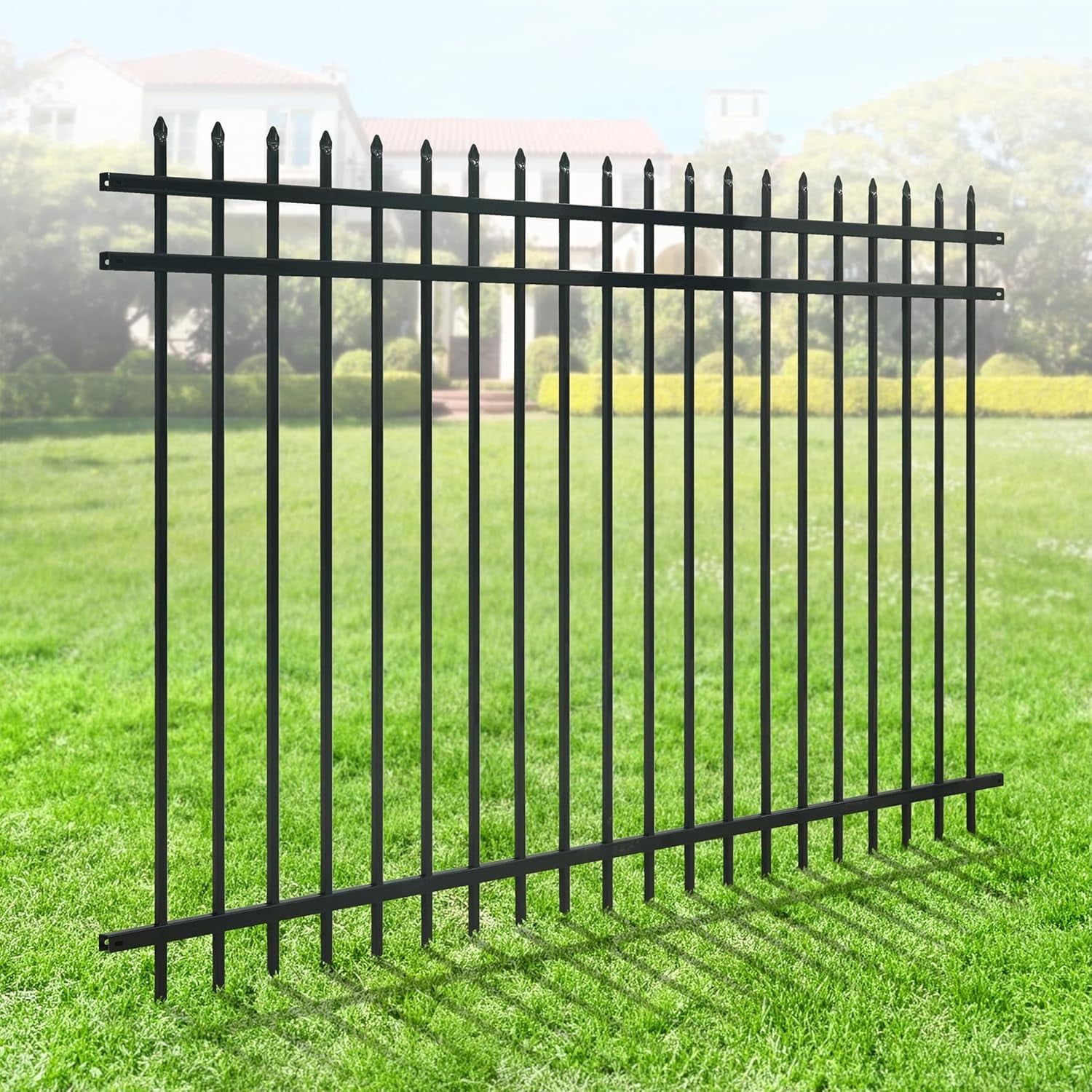 Fencer Wire Heavy Duty Pinnacle Fence Barrier Panel, 5FT Height X 8FT ...