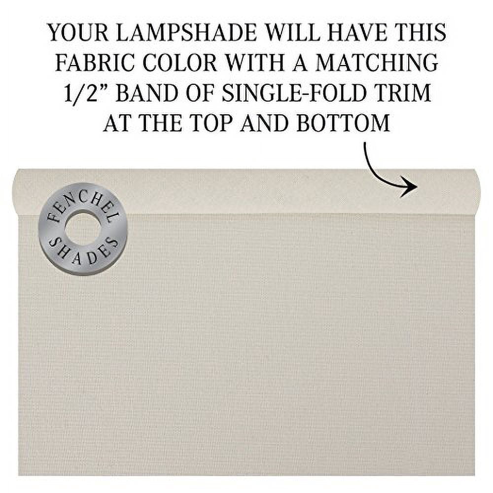 FenchelShades.com 18" Top Diameter x 18" Bottom Diameter 12" Height ...