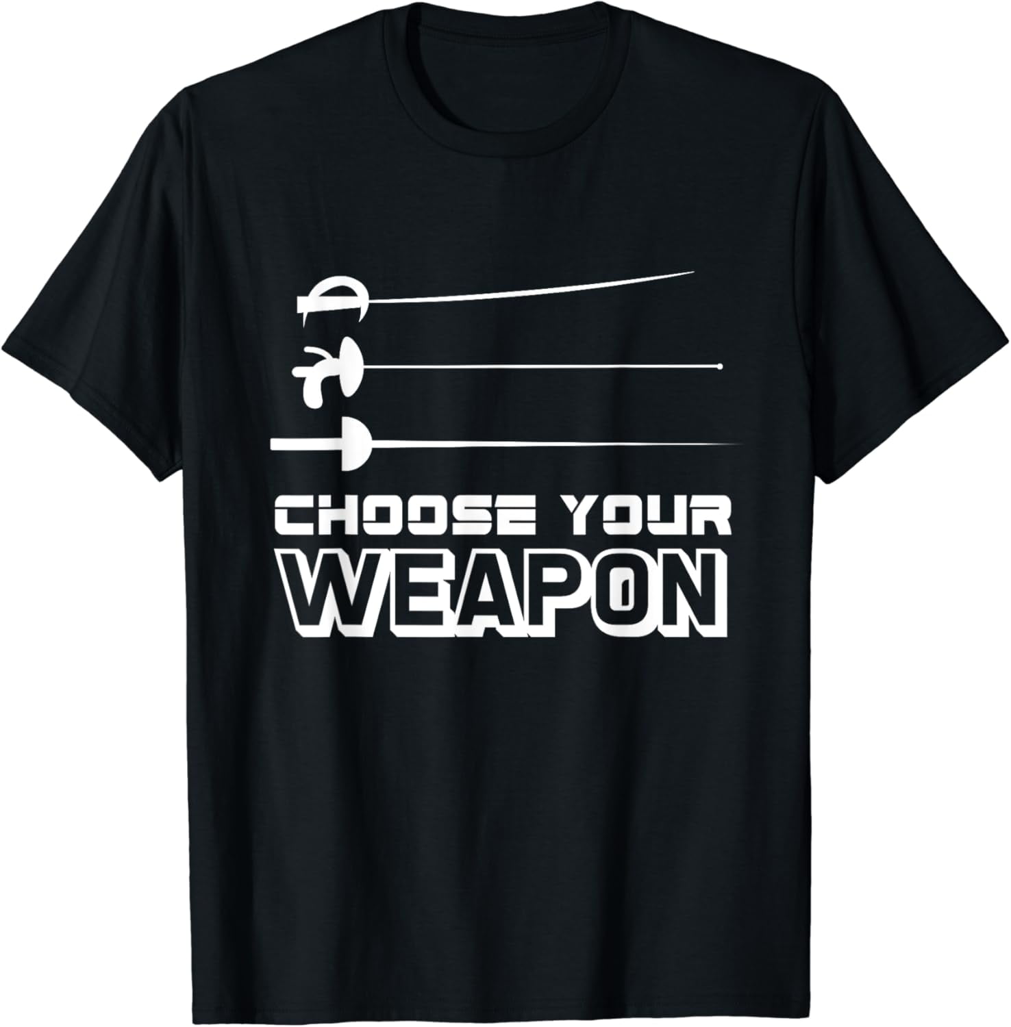 Fencing Saber Epee Fence Funny Fence T-Shirt - Walmart.com