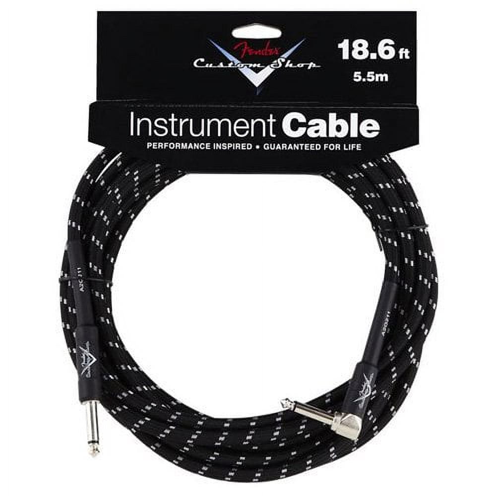 Fender Custom Shop Performance Series Cable, Sraight to Right 18.6ft ...