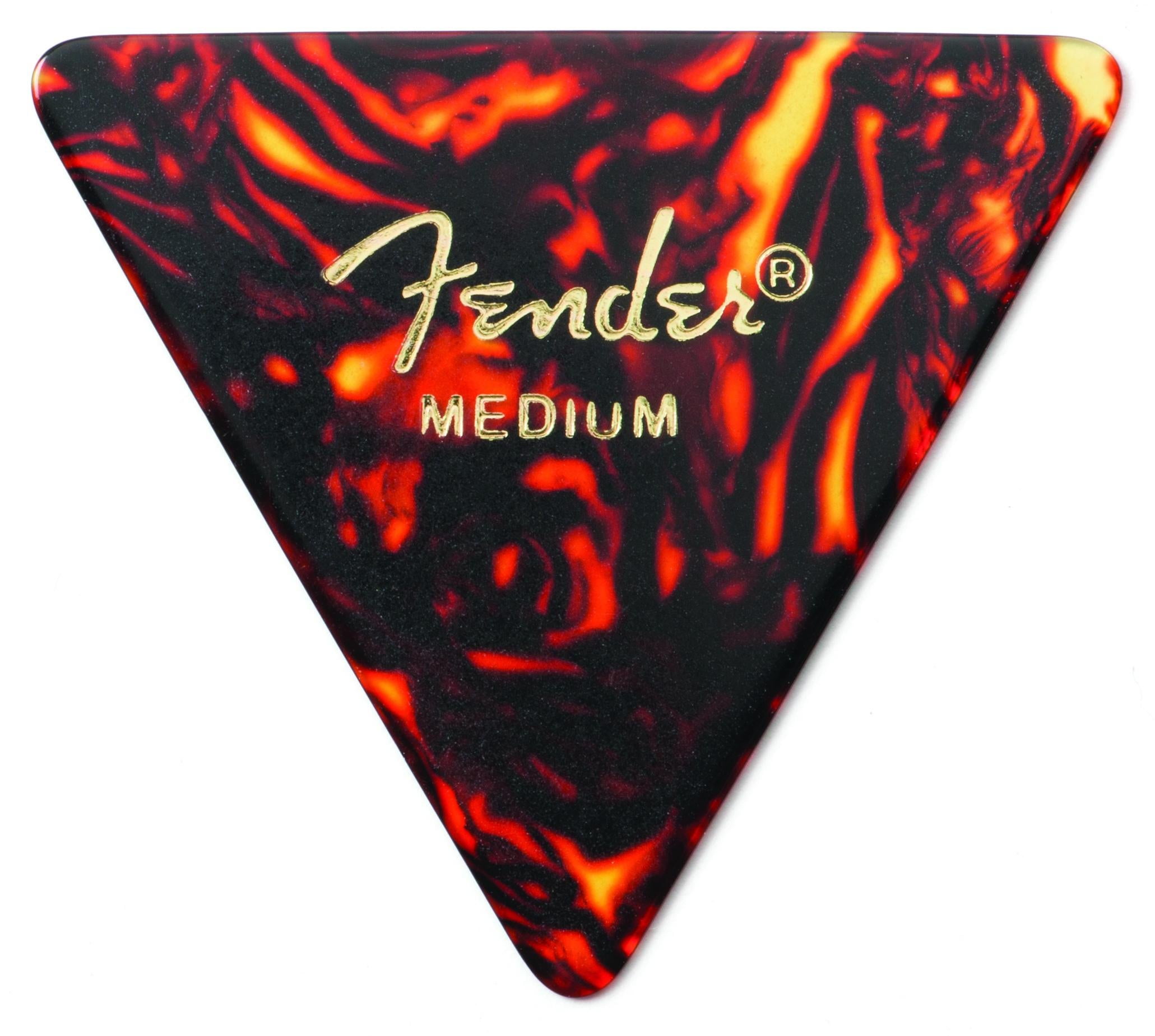 Fender 355 Shape Classic Celluloid Picks, Shell, Medium, 12 Pack ...
