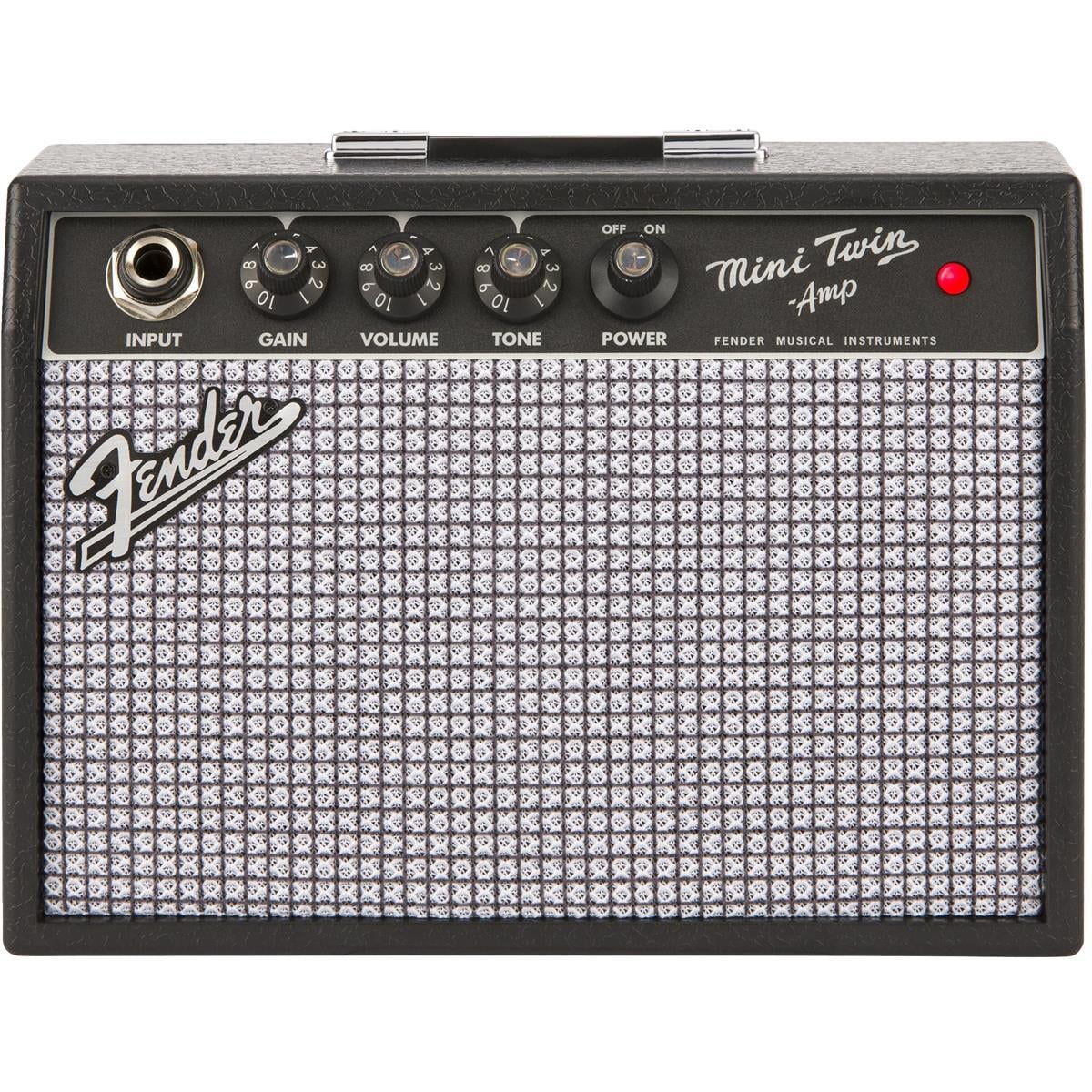 Fender '65 Twin Silverface Guitar Mini Amplifier - A Portable Classic ...