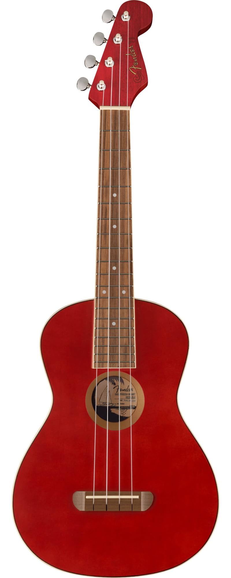 Fender Avalon Tenor Ukulele - Cherry Bundle - Walmart.com