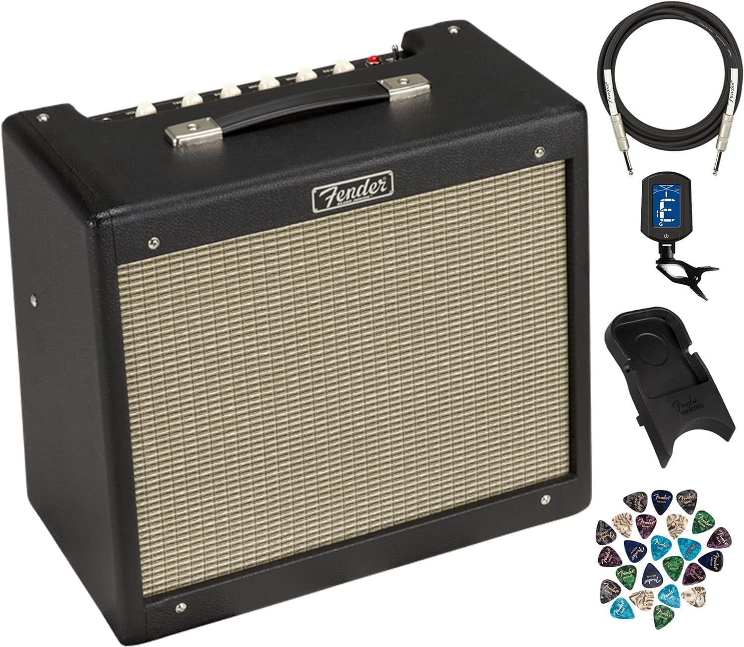 Fender Blues Junior IV Guitar Combo Amplifier - Black w/ Fender ...