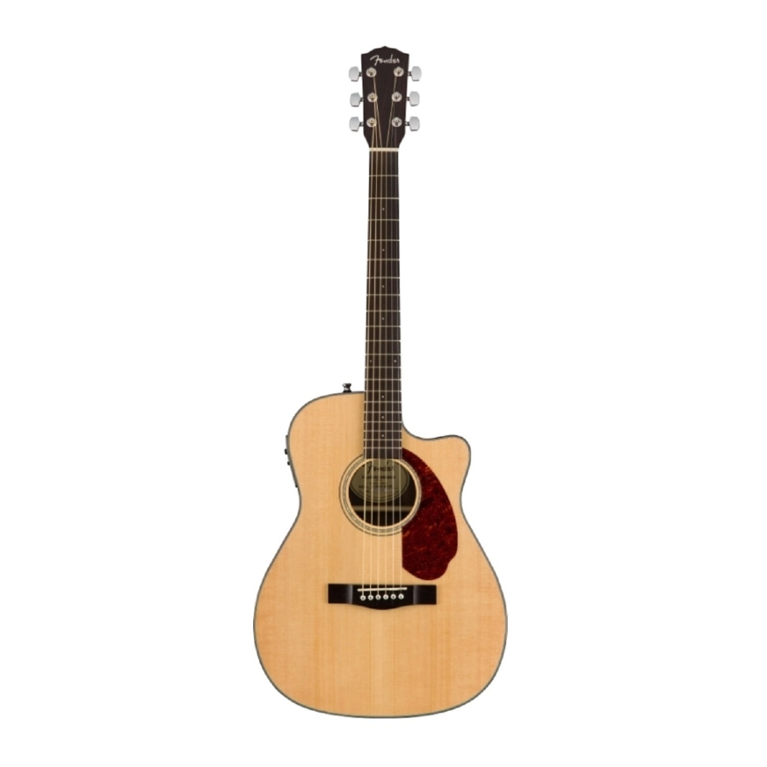Fender CC-140SCE Concert 6-String Acoustic Guitar (Right-Hand, Natural ...