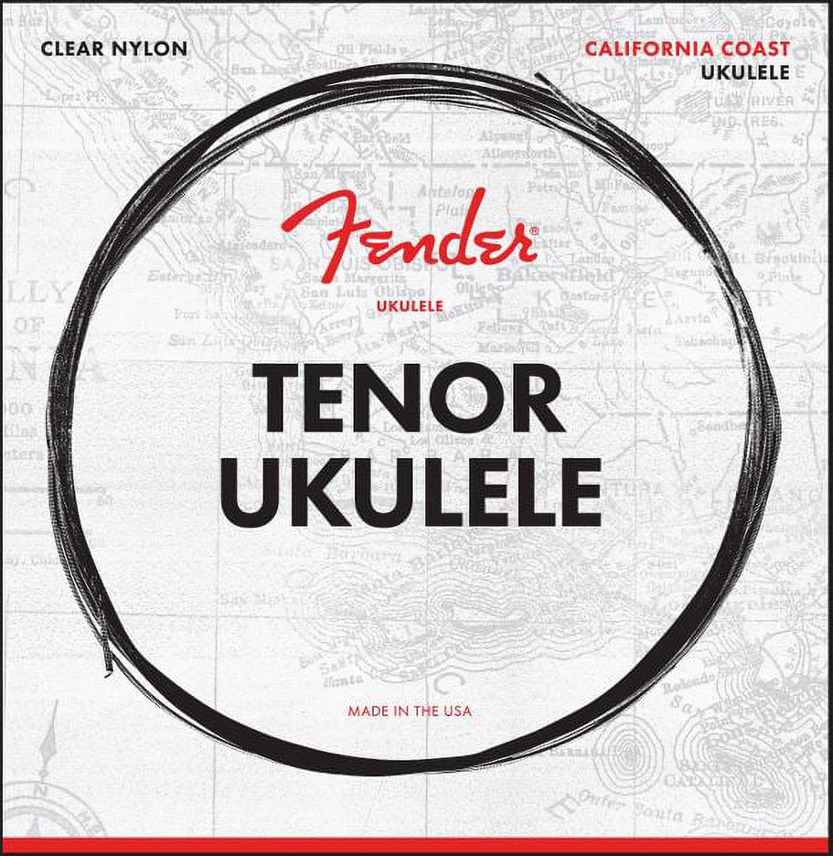 Fender California Coast Clear Nylon Tenor Ukulele Strings - Walmart.com