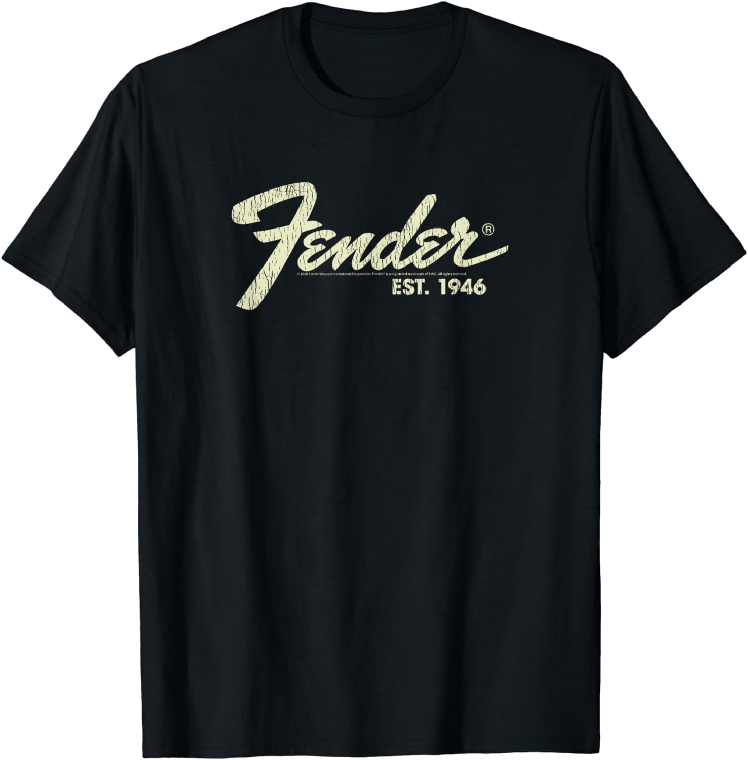 Fender Classic Fender Est. 1946 Short Sleeve T-Shirt - Walmart.com