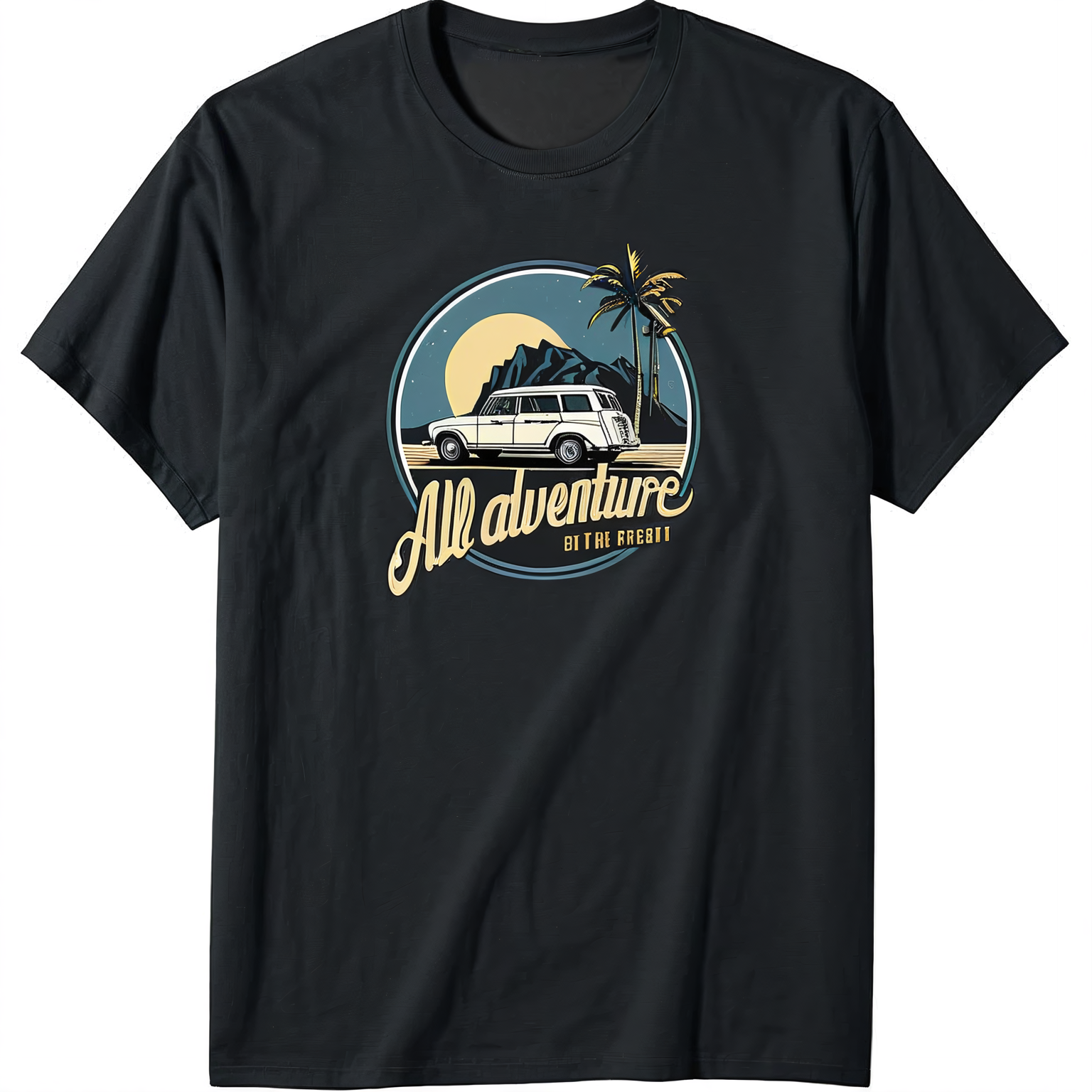 Fender Classic Fit Crew Neck T-Shirt - Vintage Desert Logo, Short ...