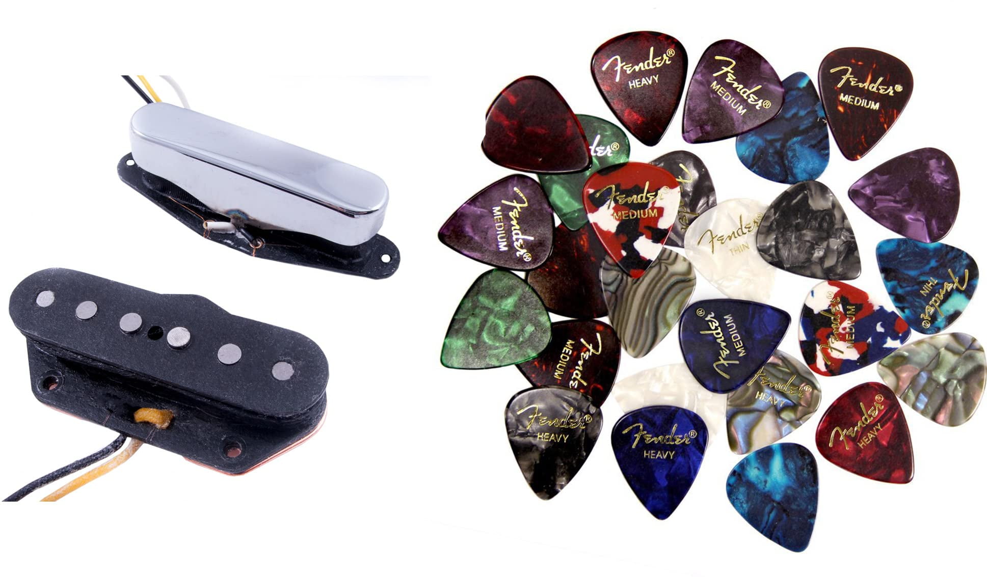 Fender Custom Shop Twisted Telecaster Pickups w/ Picks - Walmart.com