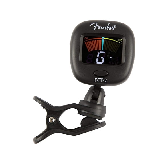Fender, Clip-On Tuner, FCT-2, Black, Multi-Function, Stage-Ready ...
