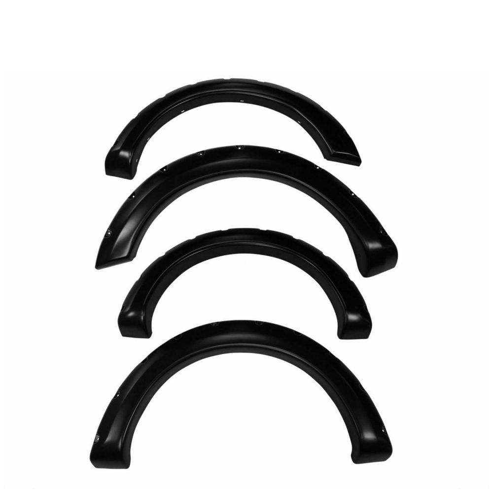 Fender Flare Kit Bolt On Pocket Rivet Style Smooth Set of 4 For F150 ...