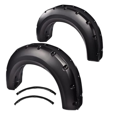 PIT66 Fender Protector Wheel Flares for TRUCKS, Fits 2007-2014 Chevy ...