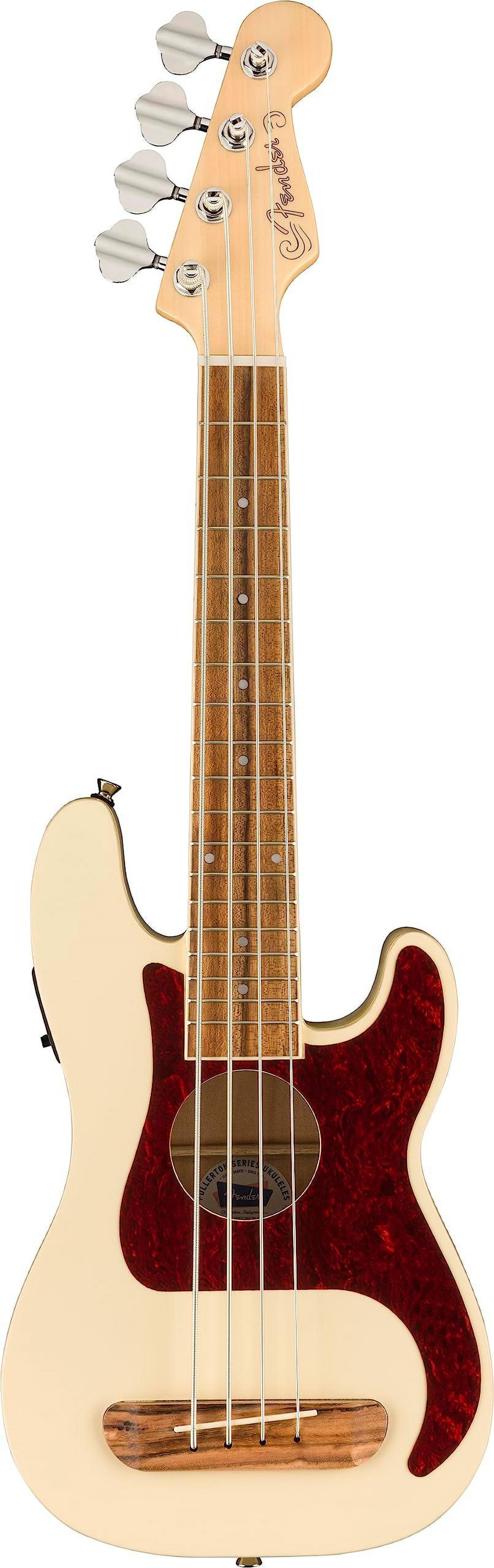 Fender Fullerton Precision Bass® Uke, Tortoiseshell Pickguard, Olympic ...