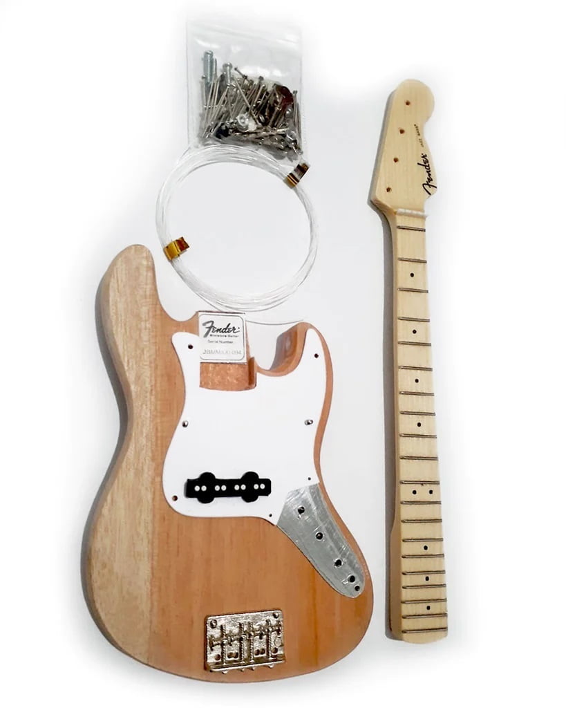 Fender Jazz Bass Build Your Own Model Kit 10 Inch Miniature Bass Guitar ...