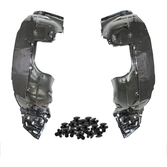 Fender Liner Set w/Clips for 2019-2021 Civic Front Driver & Passenger ...