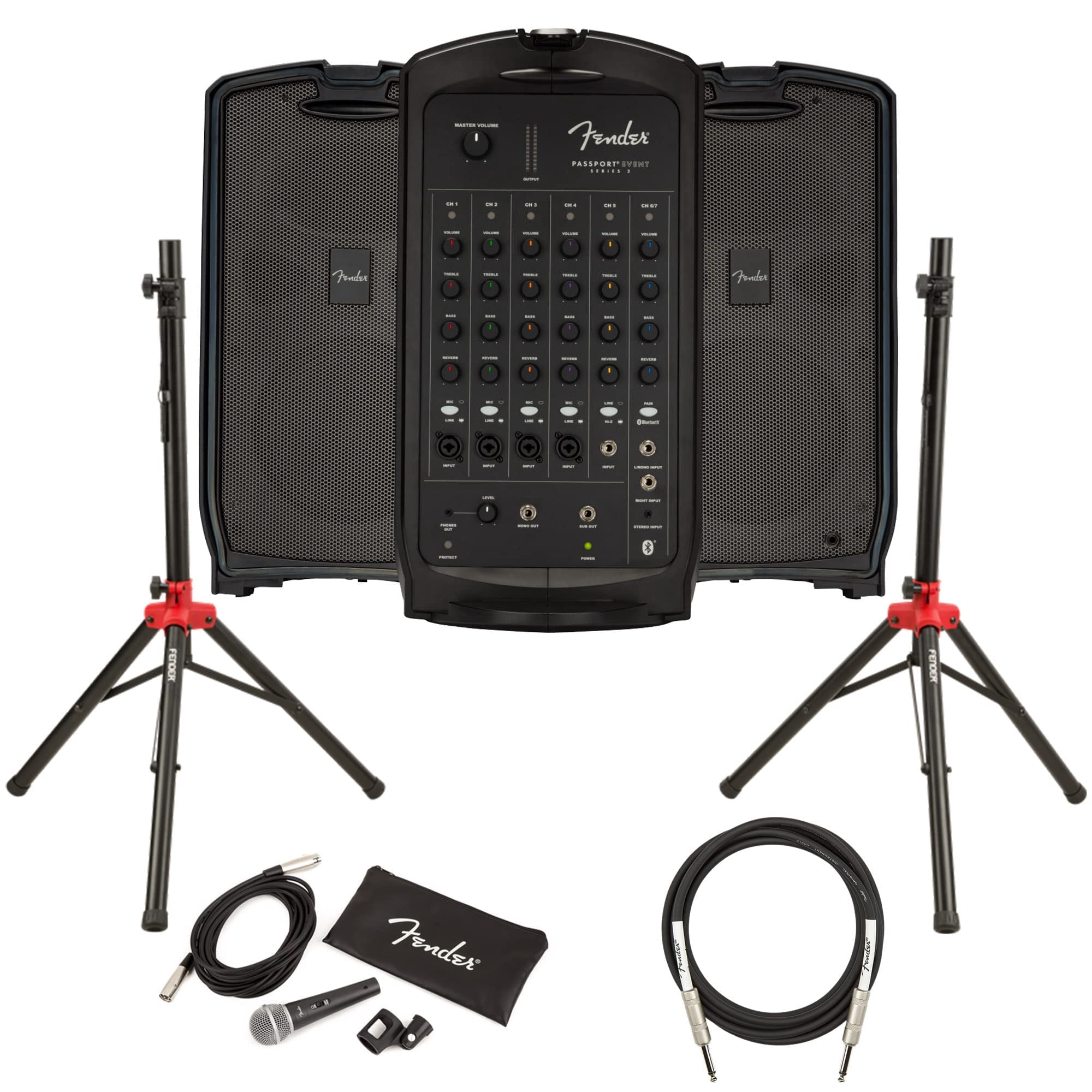 Fender Passport Event S2 Portable PA System Bundle with Microphone ...